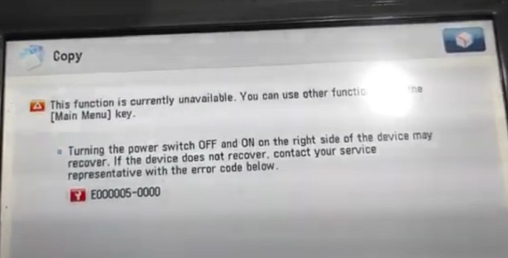 Cara Mengatasi Kode Error E005 pada Mesin Fotocopy ir 5000/6000 Series - LiputanMu.ID