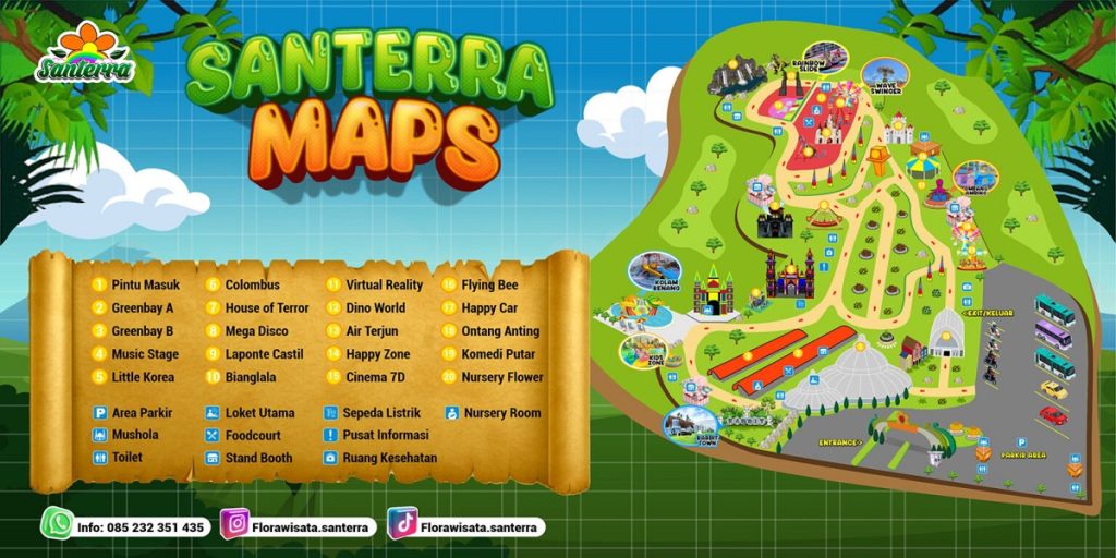 Florawisata Santerra de Laponte, Harga Tiket, Alamat dan Wahana Terbaru ...